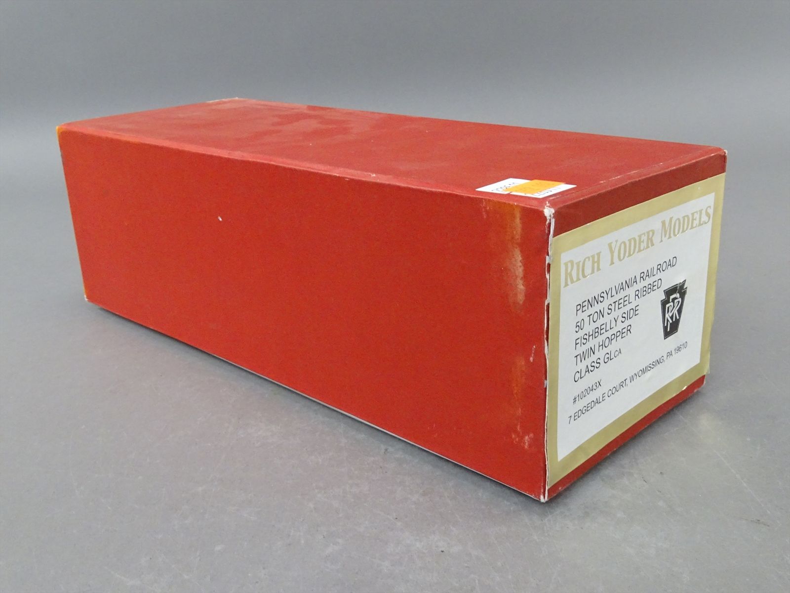 O Brass Model - RYM Rich Yoder #102043X PRR Pennsylvania GLCA 50 Ton ...