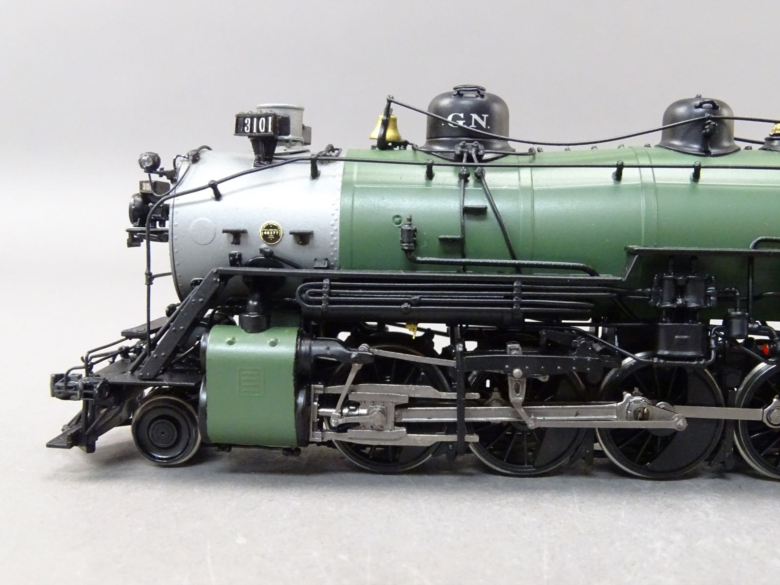 HO Brass Model - NBL GN-3.1g GN Great Northern O-1 Class 2-8-2 #3101 with Auxiliary Tender - F/P ...