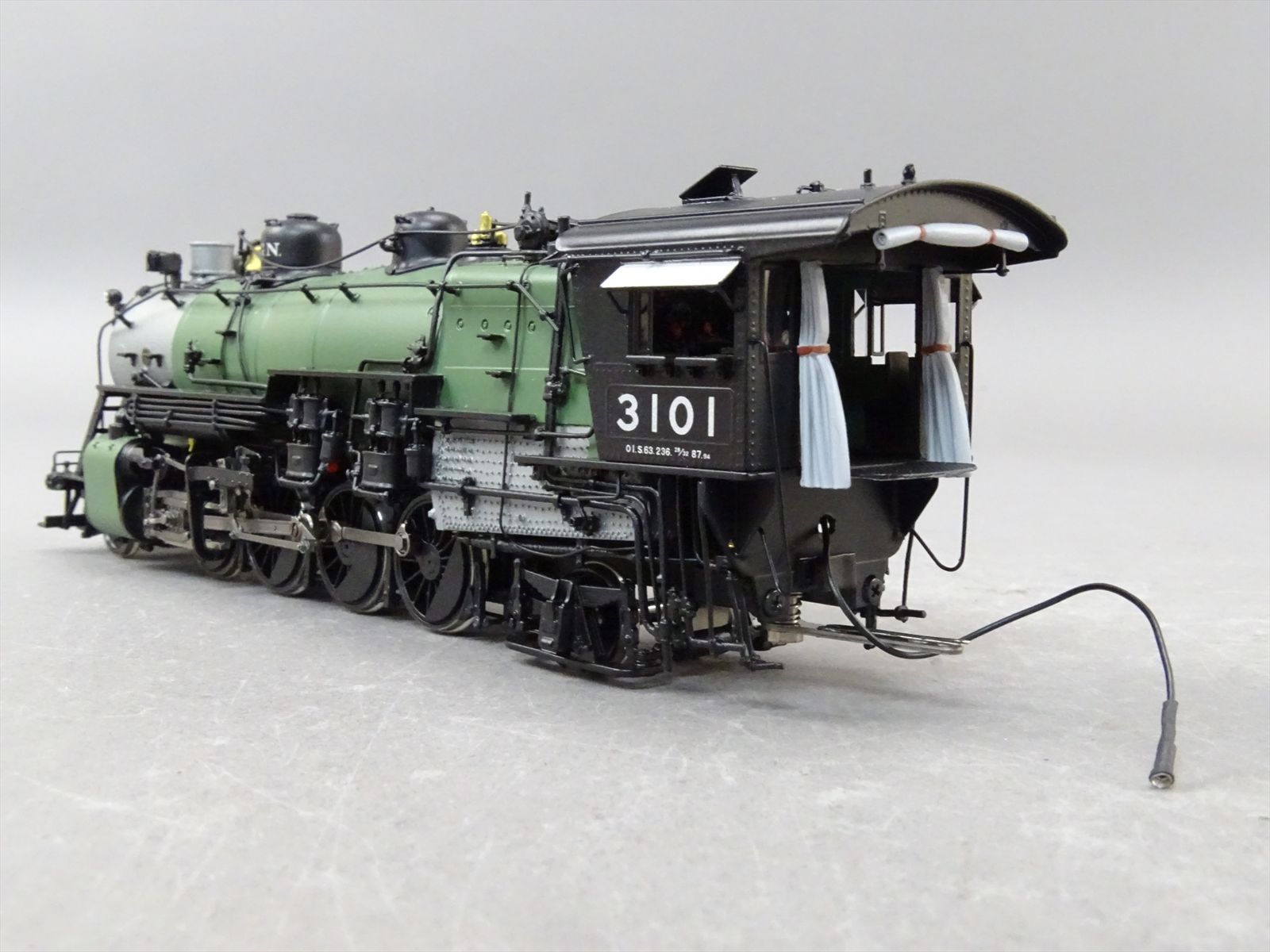 HO Brass Model - NBL GN-3.1g GN Great Northern O-1 Class 2-8-2 #3101 with Auxiliary Tender - F/P ...