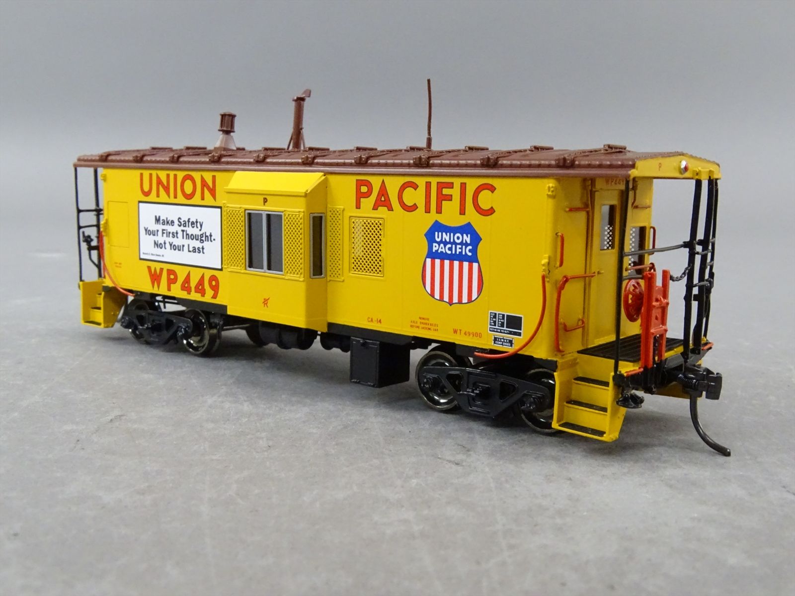 HO Brass Model - OMI 3710.2 UP / WP Union Western Pacific Steel B-W Bay ...