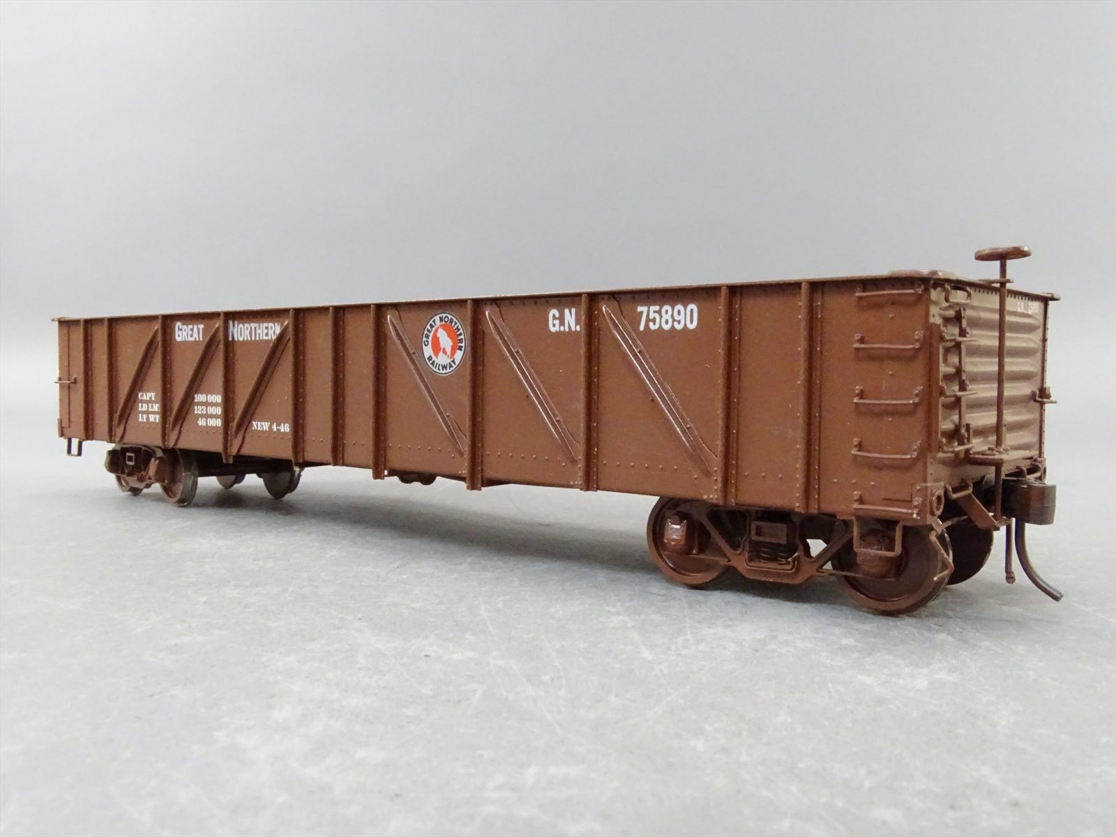 O Brass Model - PSC 15501 PRR as GN Great Northern Gondola Murphy Ends G-24 AAR GB #75890 - Poor ...