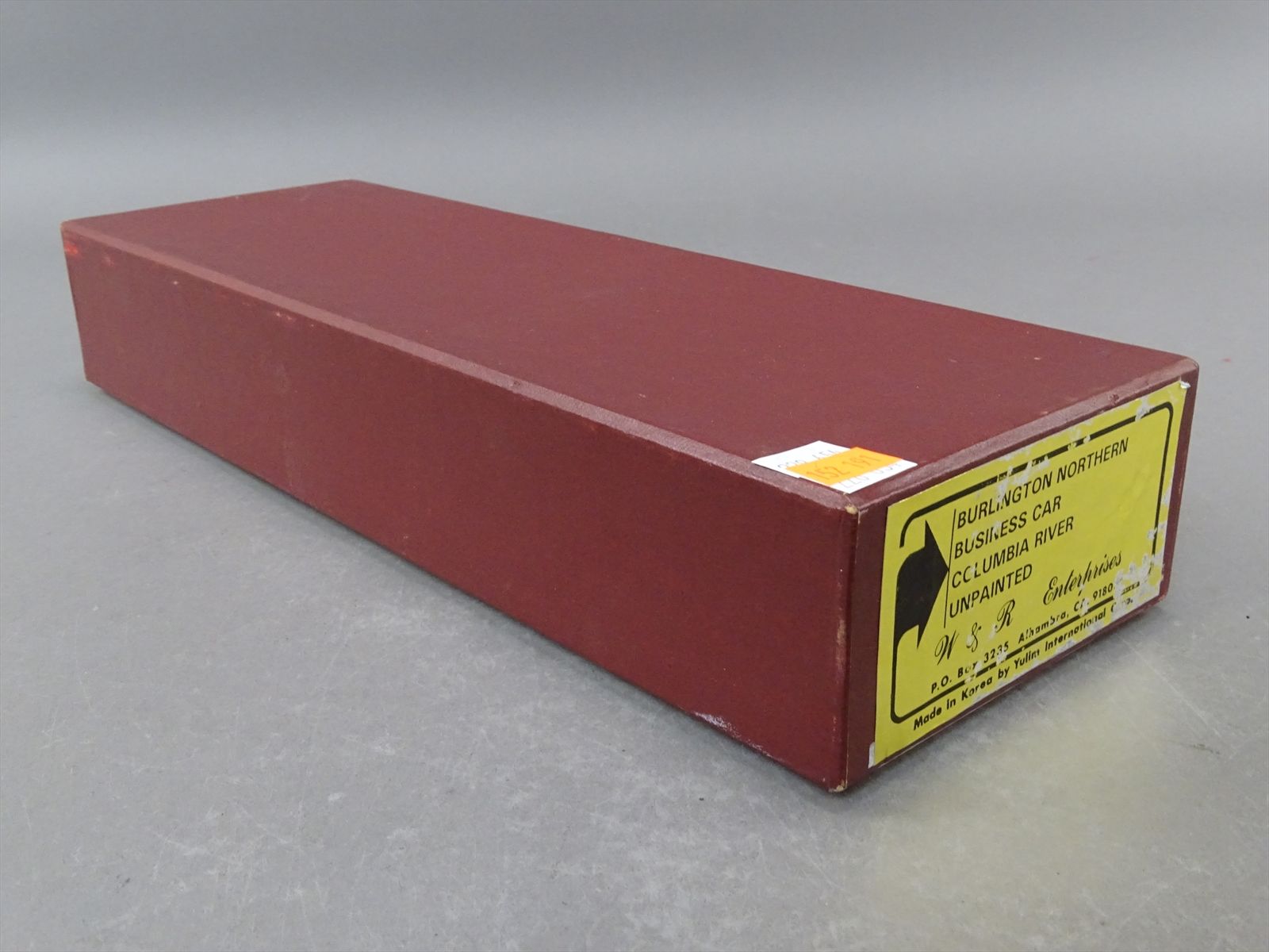 HO Brass Model - W&R BN Burlington Northern Business Car Columbia River - Custom - 1994 Run - Yulim