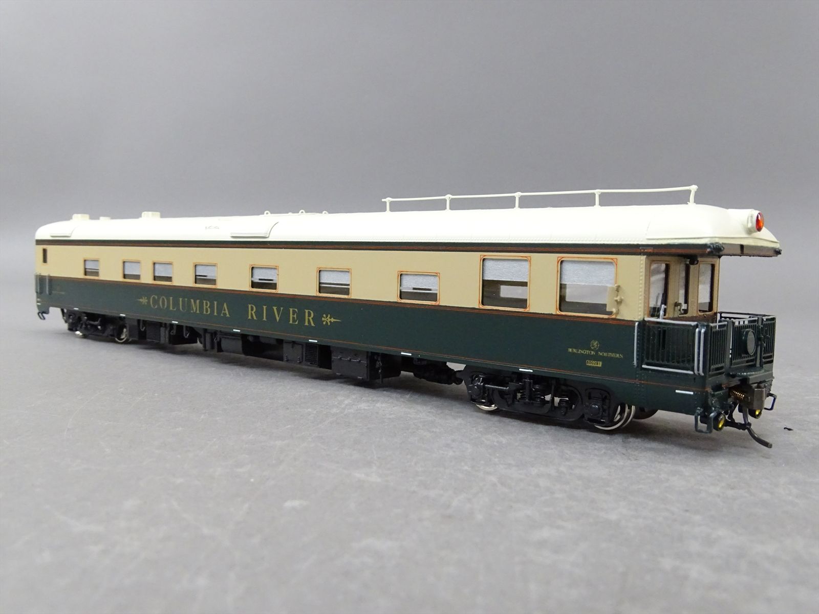 HO Brass Model - W&R BN Burlington Northern Business Car Columbia River - Custom - 1994 Run - Yulim