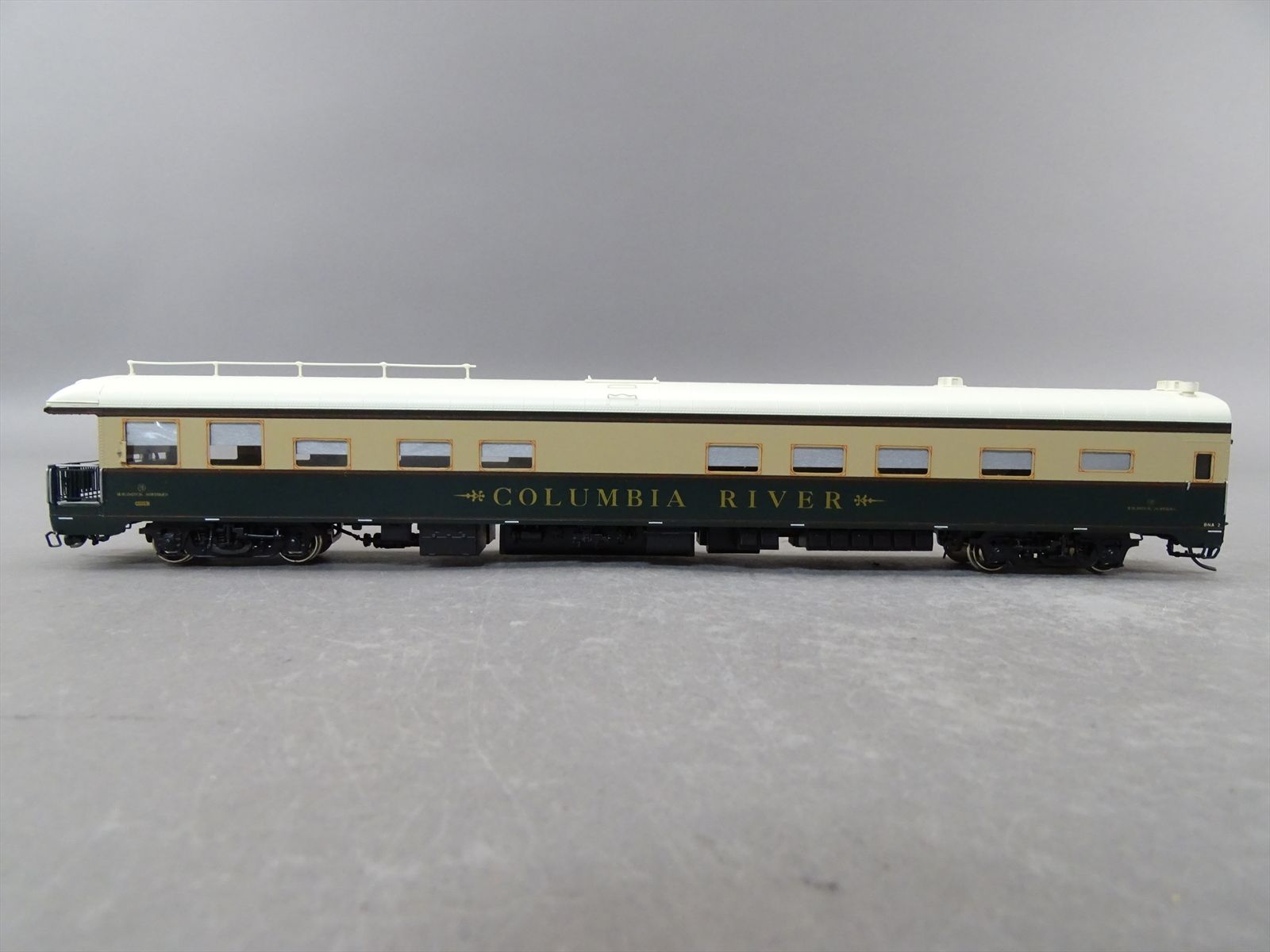 HO Brass Model - W&R BN Burlington Northern Business Car Columbia River - Custom - 1994 Run - Yulim