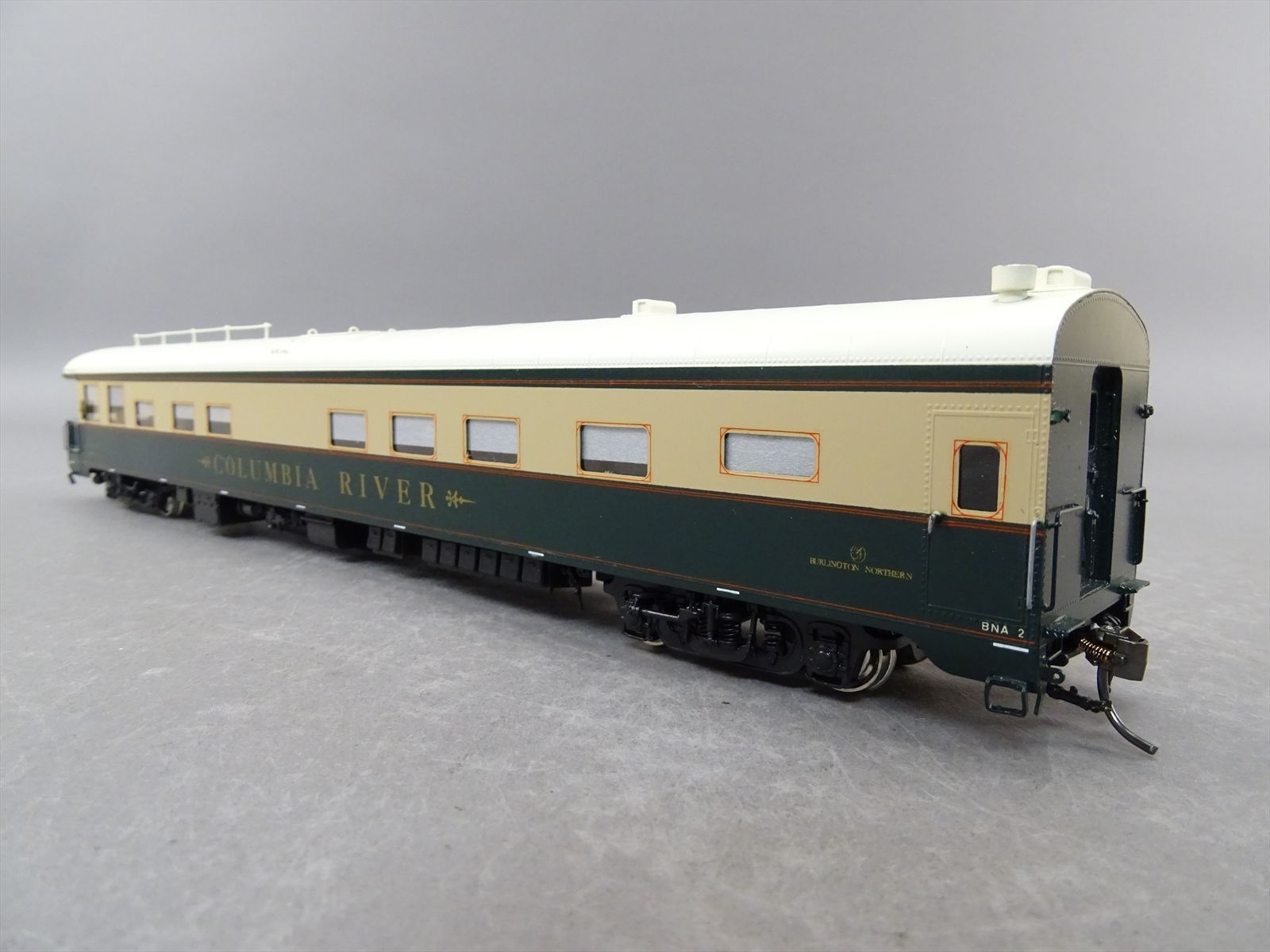 HO Brass Model - W&R BN Burlington Northern Business Car Columbia River - Custom - 1994 Run - Yulim