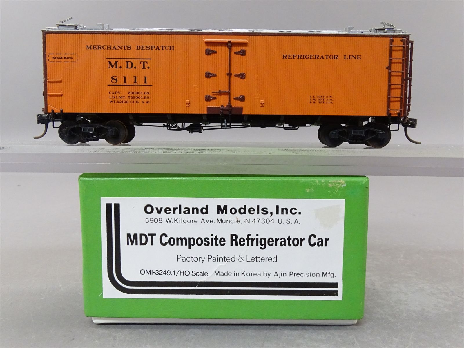 HO Brass Model - OMI 3249.1 MDT Merchants Despatch Composite Reefer ...
