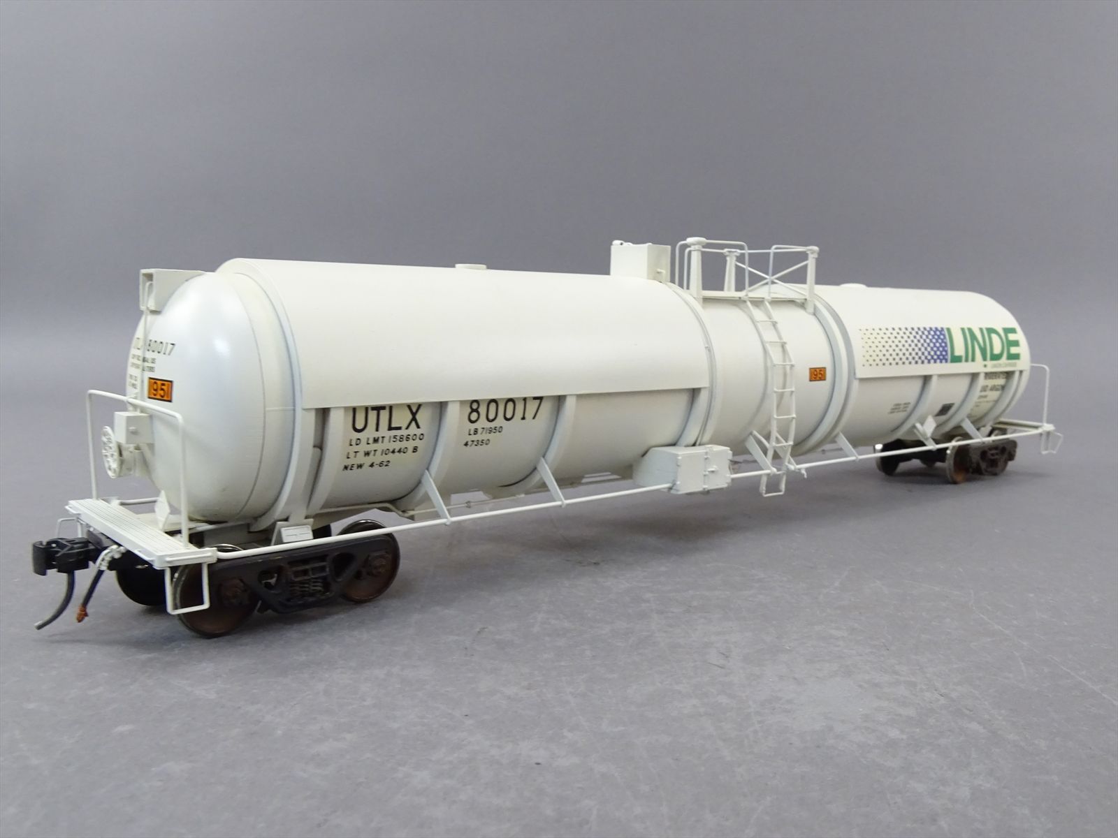 O Brass Model - OMI 0739.1 UTLX Linde Union Tank Liquid Argon Car ...