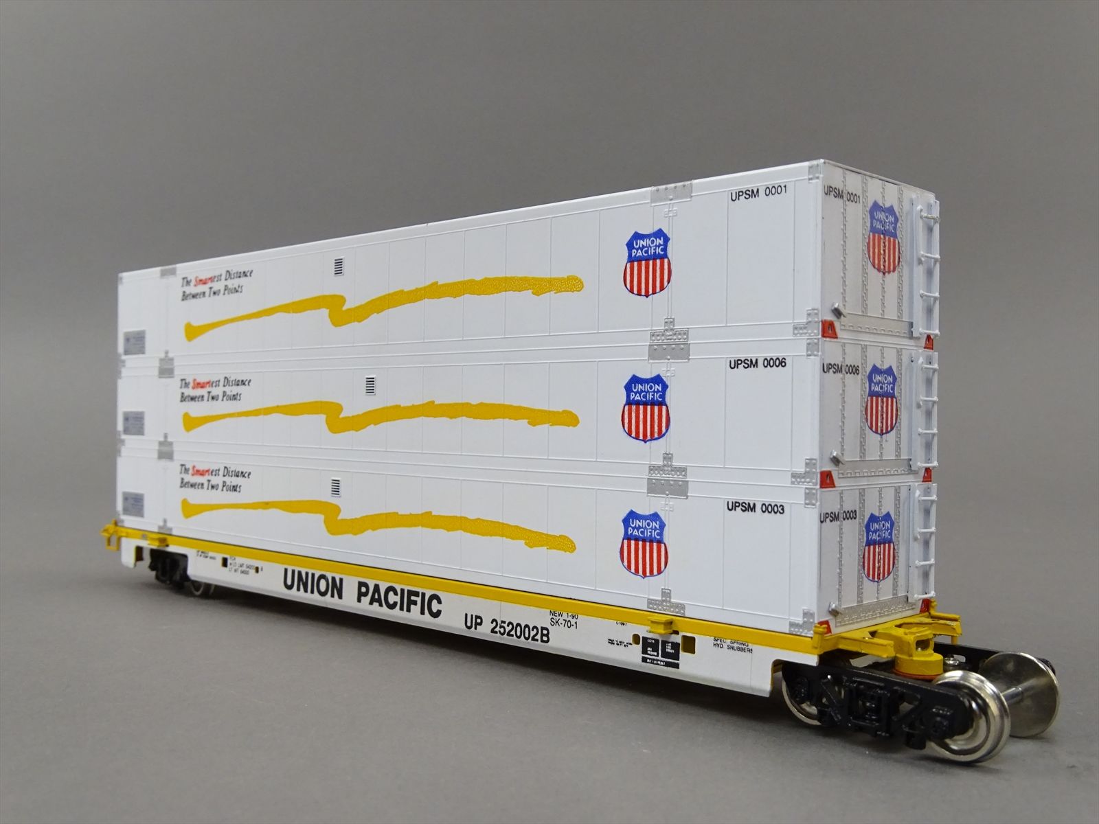 HO Brass Model - OMI 1340.1 UP Union Pacific Triple Stack Smart Car ...