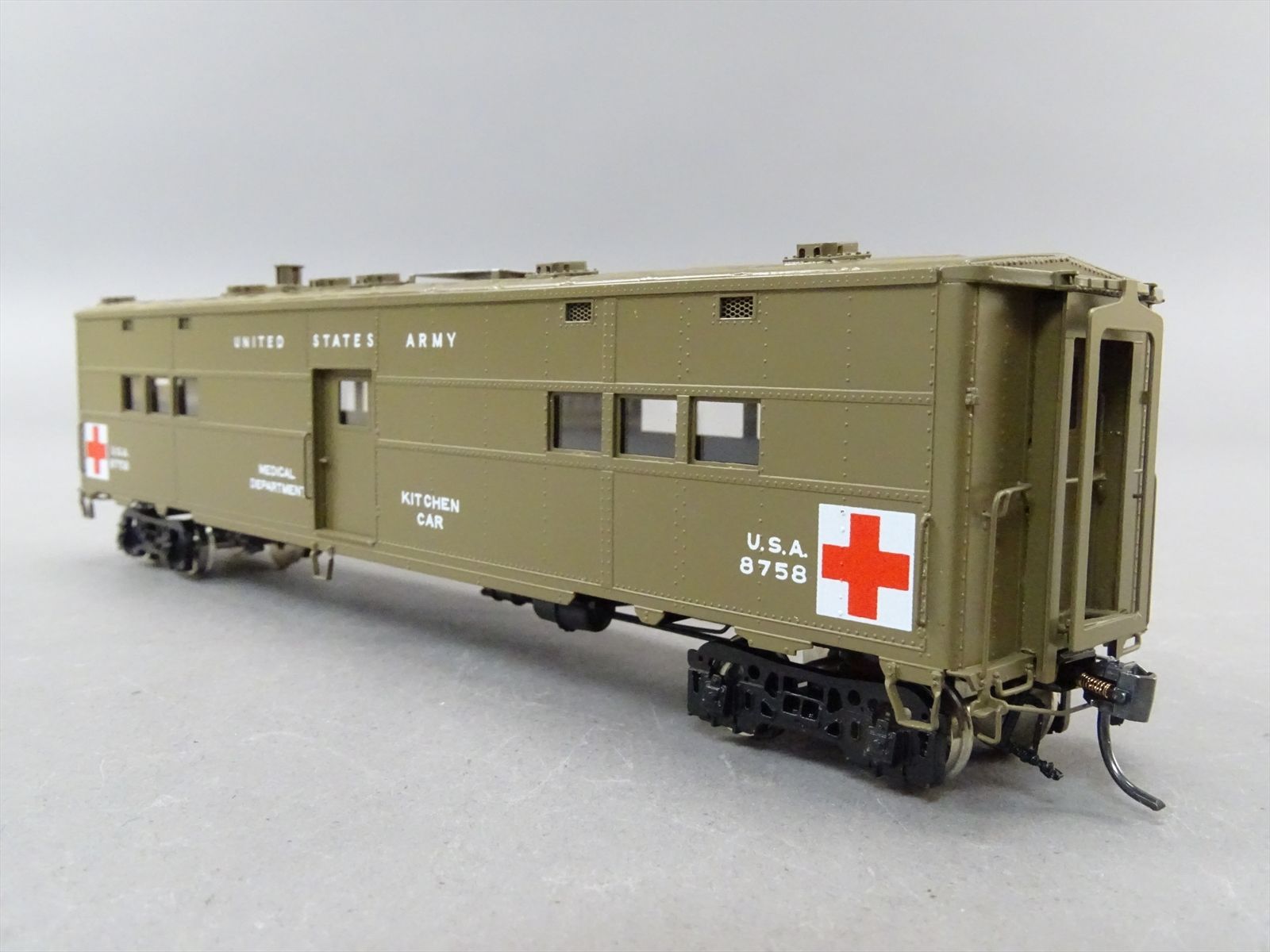 HO Brass Model - PSC 16548-2 WWII Troop Kitchen Car US Army Medical ...