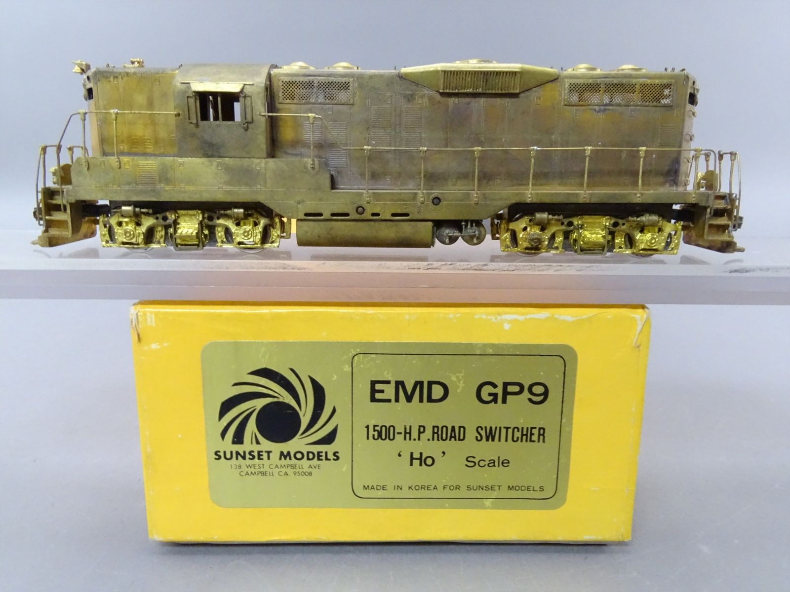 HO Brass Model - Sunset EMD GP9 1500 HP Road Switcher - Unpainted ...