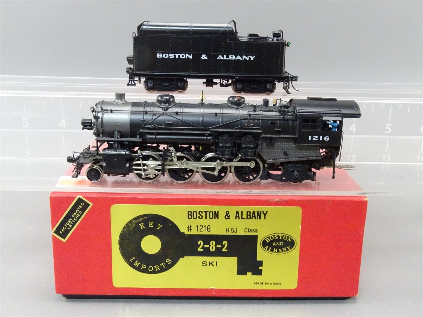 HO Brass Model - Key NYC B&A Boston & Albany 2-8-2 H-5J #1216 - F/P ...