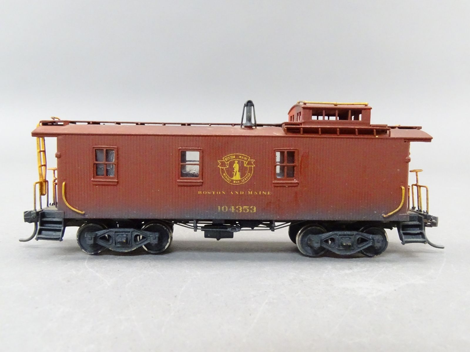 HO Brass Model - OMI 1192 B&A as B&M Boston & Maine Wood Caboose ...