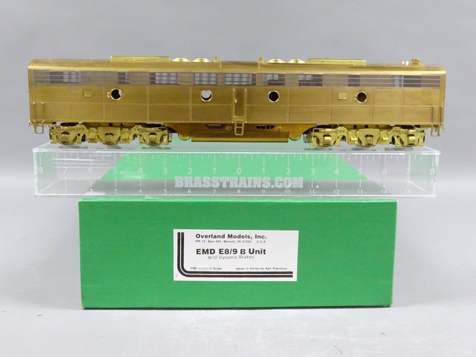O Brass Model - OMI 0250 EMD E8/9 E8 E9 E8B E9B SINGLE B UNIT W/O ...