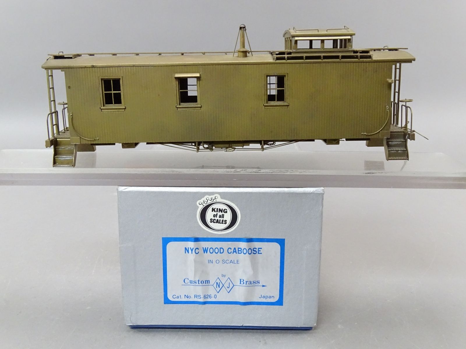 O Brass Model - NJCB RS-626-O NYC New York Central Wood Caboose ...