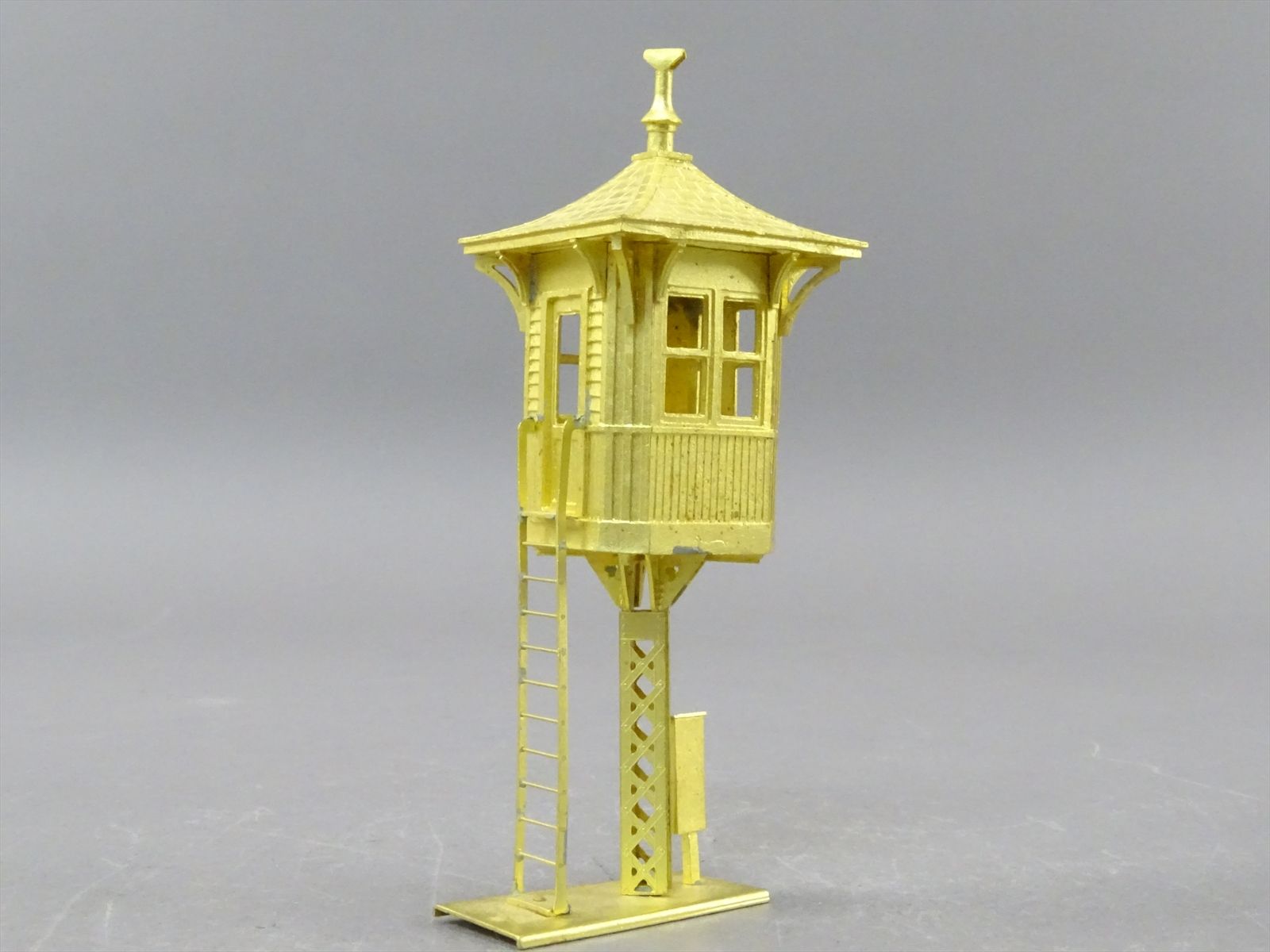 HO Brass Model Structure - OMI 3116 Overland Lackawanna Elevated Crossing Shanty - Unpainted ...