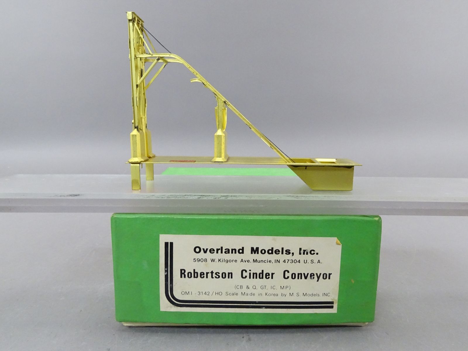HO Brass Model Structure - OMI 3142 Robertson Cinder Conveyor ( CB&Q GT ...