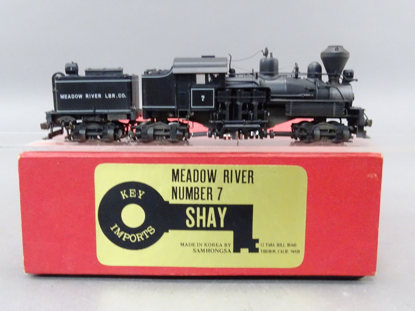 HO Brass Model - Key Meadow River Logging 3-Truck Shay #7 - Custom ...