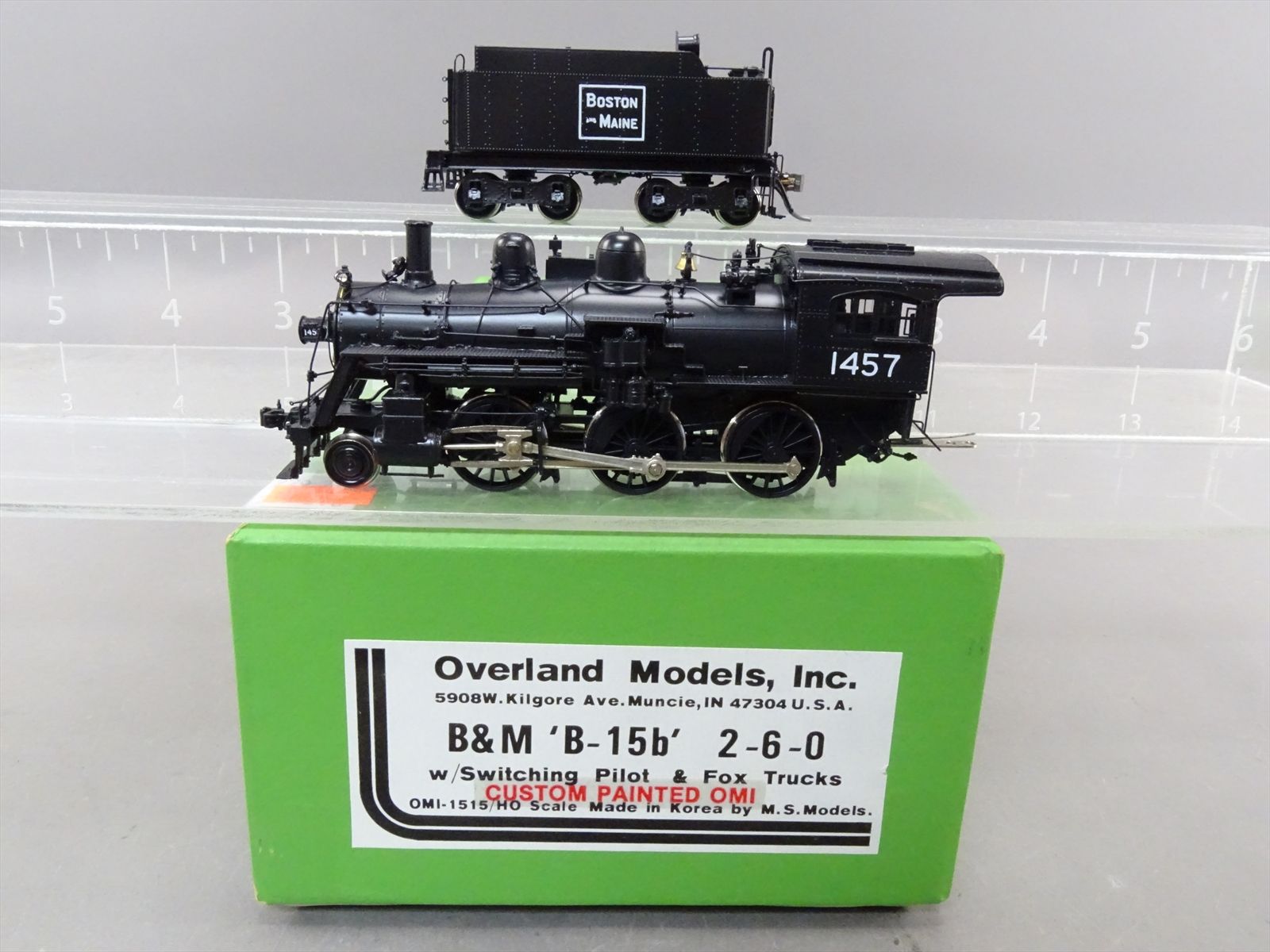 HO Brass Model - OMI 1515.1 B&M Boston & Maine B-15b w/ Switching Pilot ...