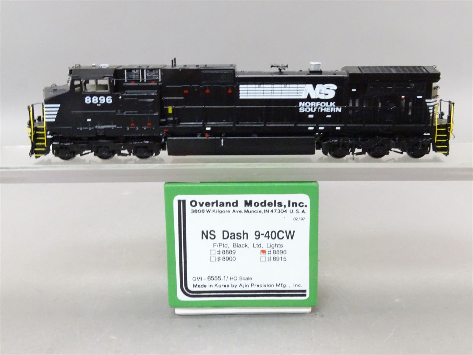 HO Brass Model - OMI 6555.1 NS Norfolk Southern C40-9W Diesel #8896 - F/P - 1997 Run - Ajin