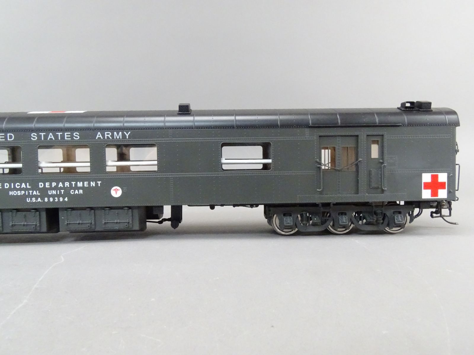 O Brass Model - SS Sunset USAX US Army Hospital Car #89394 - F/P + Interior + Lights - 2018 Run ...