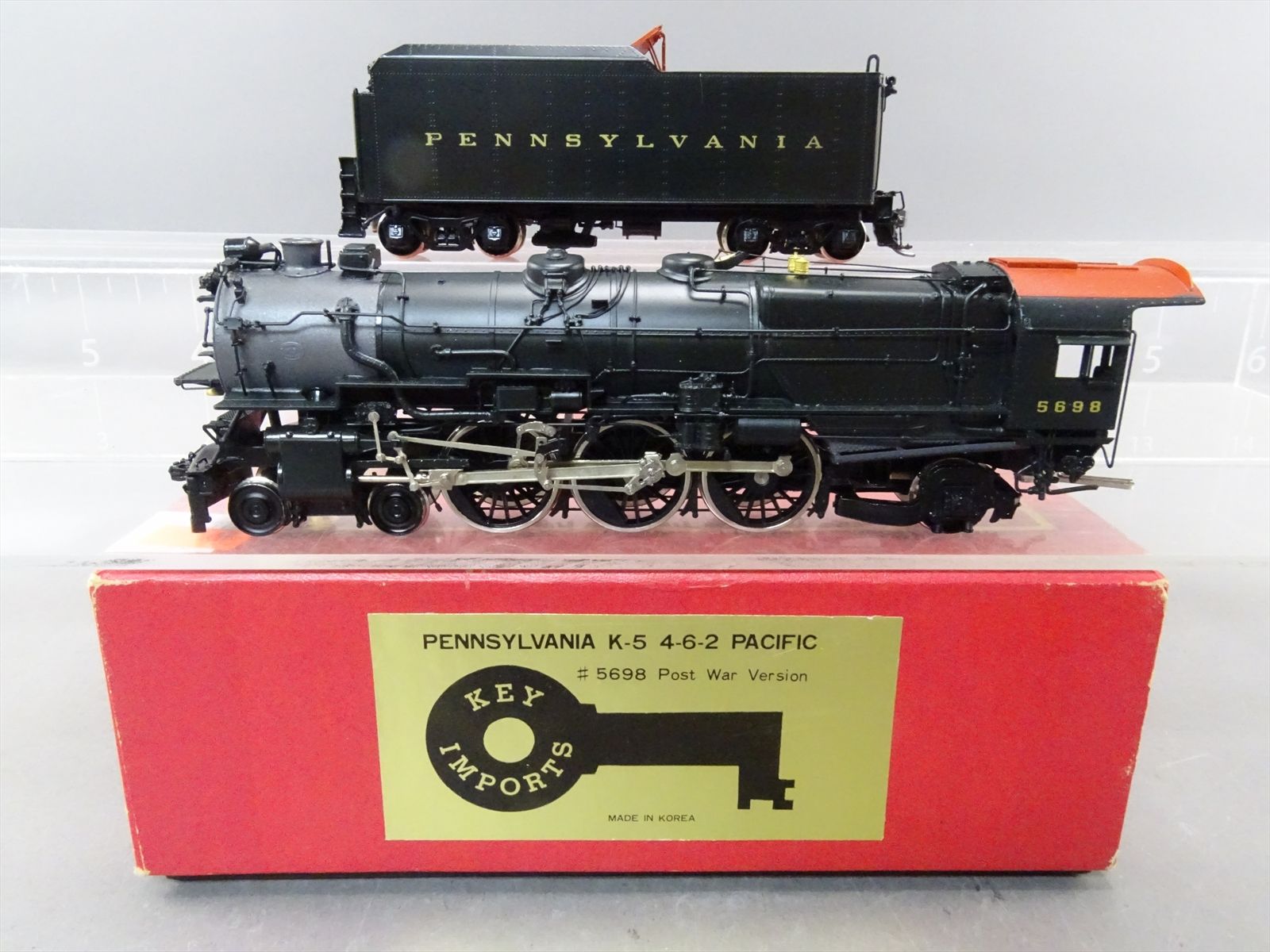 HO Brass Model - Key PRR Pennsylvania 4-6-2 K-5 Pacific #5698 Post War ...