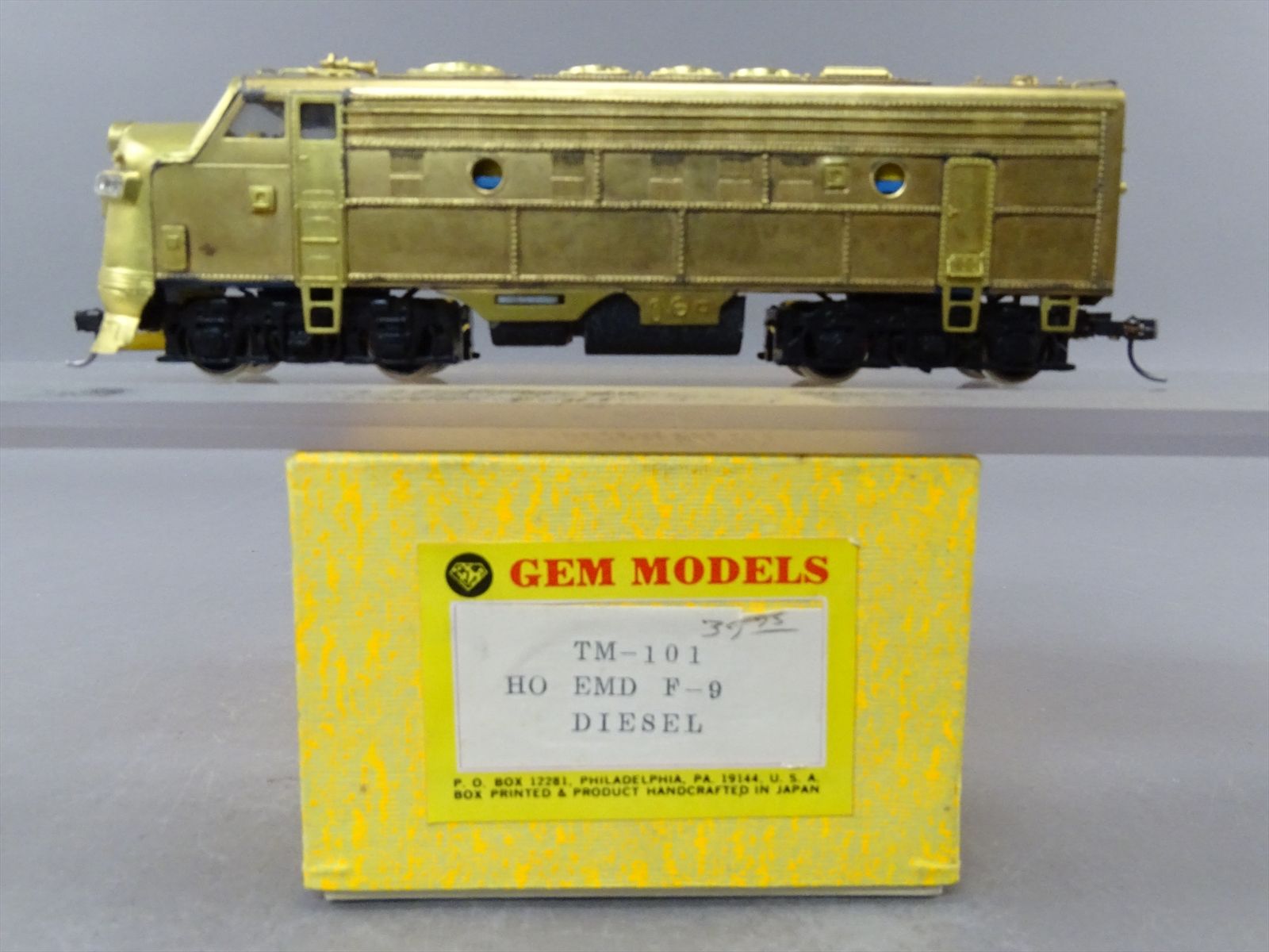 HO Brass Model - Gem TM-101 EMD F-9 - Unpainted - 1971 Run - Tokaido