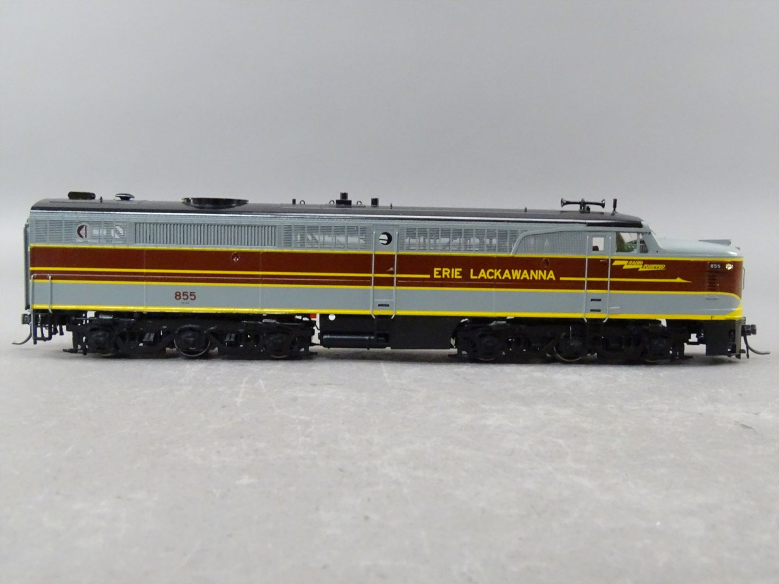 HO Brass Model - OMI 6927.1 EL Erie Lackawanna PA-1 #855 1960 Era - F/P - 2002 Run - Ajin - HARD ...