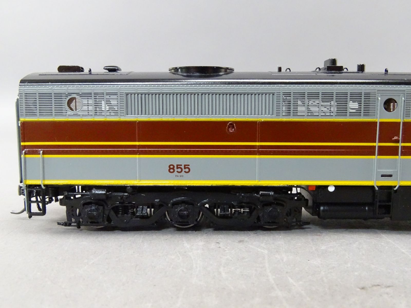 HO Brass Model - OMI 6927.1 EL Erie Lackawanna PA-1 #855 1960 Era - F/P - 2002 Run - Ajin - HARD ...