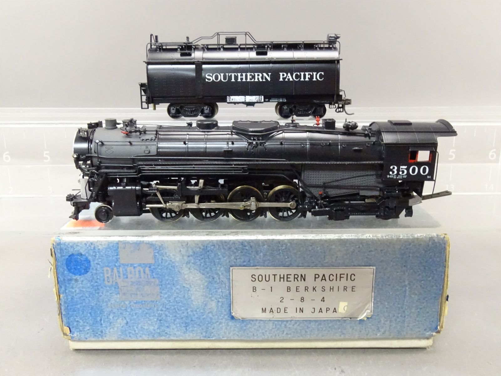 HO Brass Model - Balboa SP Southern Pacific B-1 2-8-4 Coffin FWH #3500 ...