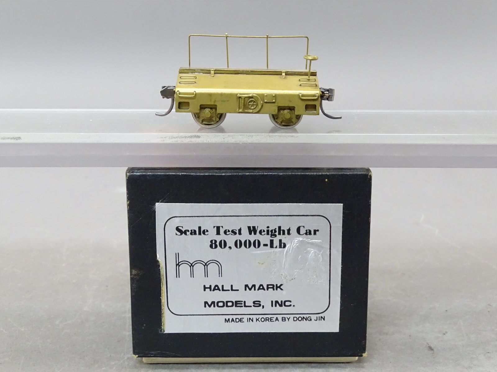 HO Brass Model - HM Hallmark Scale Test Weight Car 80,000-Lb ...