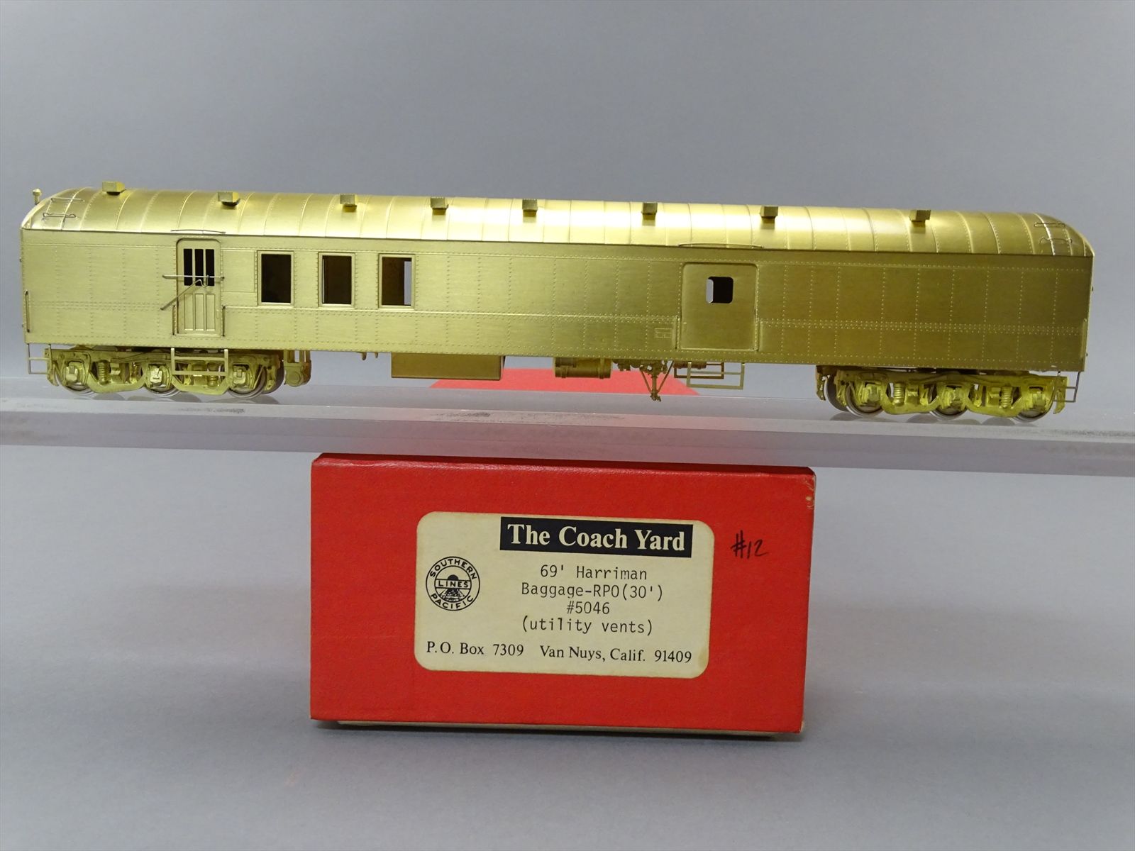 HO Brass Model - TCY 0709 SP Southern Pacific Lines 69' Harriman ...