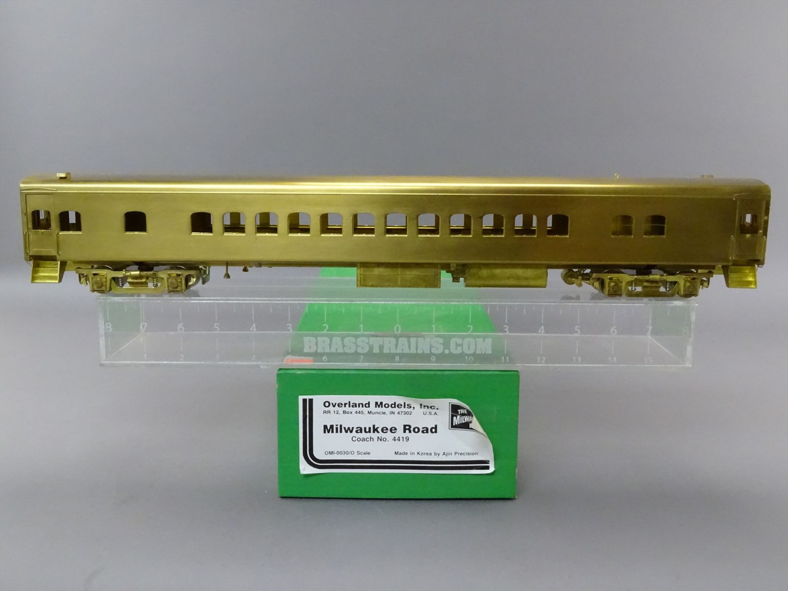 O Brass Model - OMI 0030 Milwaukee Road Coach #4419 - Unpainted - 1984 ...