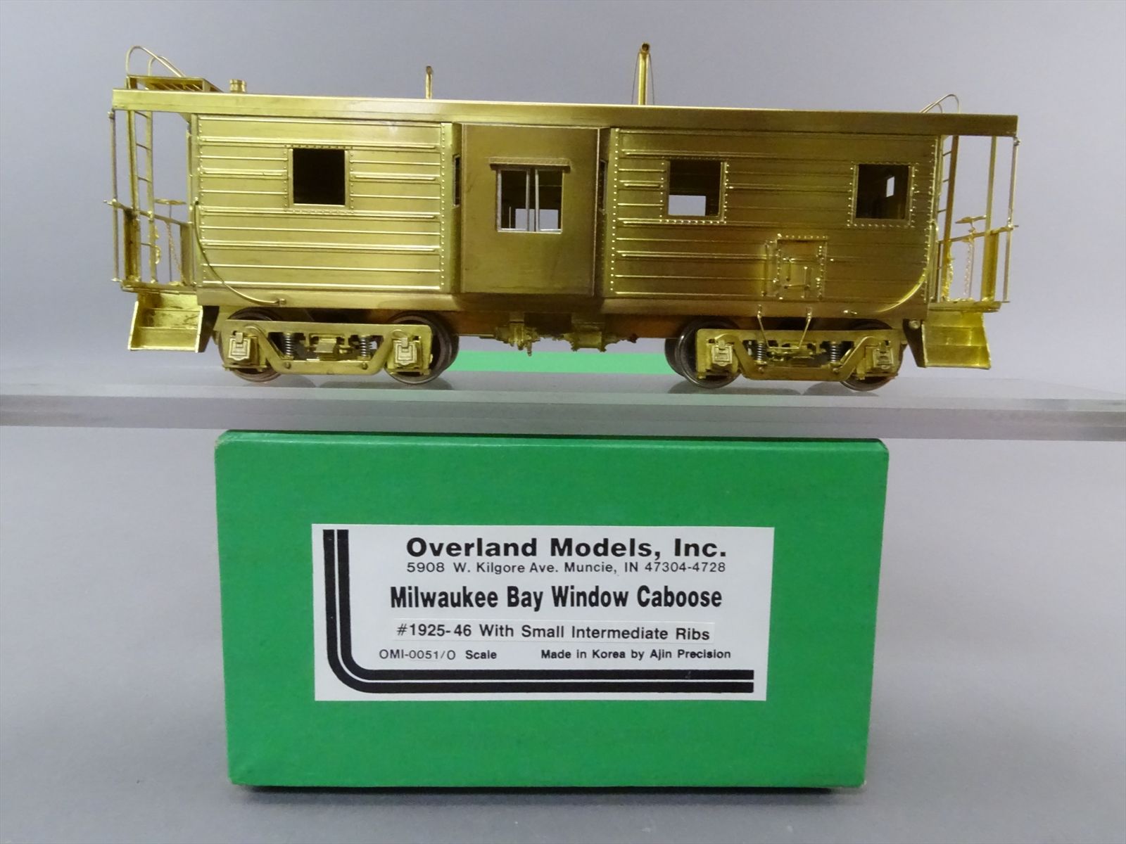 O Brass Model - OMI 0051 Milwaukee Road Bay Window Caboose #1925 - 1946 ...