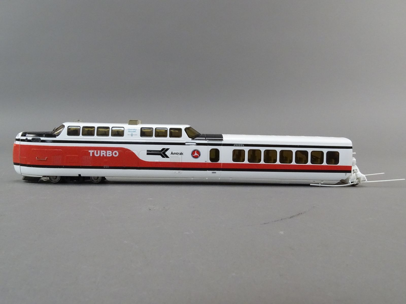 HO Scale Plastic Model Train - Rapido 200003 TurboTrain Two Power Cars ...