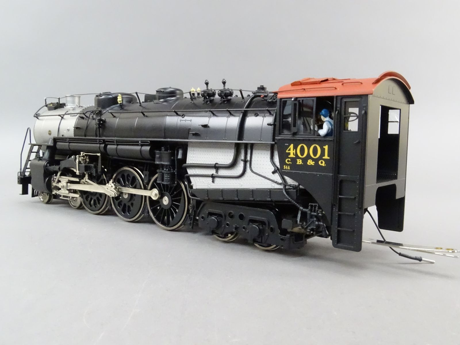 O Brass Model - SS Sunset CB&Q Burlington S-4A 4-6-4 Worthington FWH ...