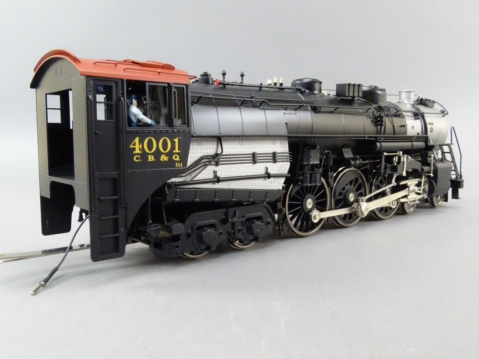 O Brass Model - SS Sunset CB&Q Burlington S-4A 4-6-4 Worthington FWH ...