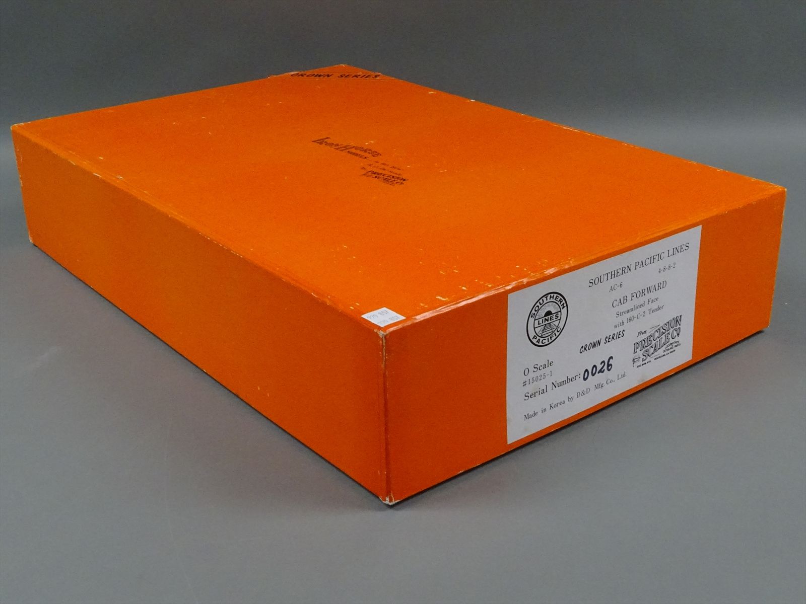 O Brass Model - PSC 15025 SP Southern Pacific AC-6 Cab Forward 4-8-8-2 ...