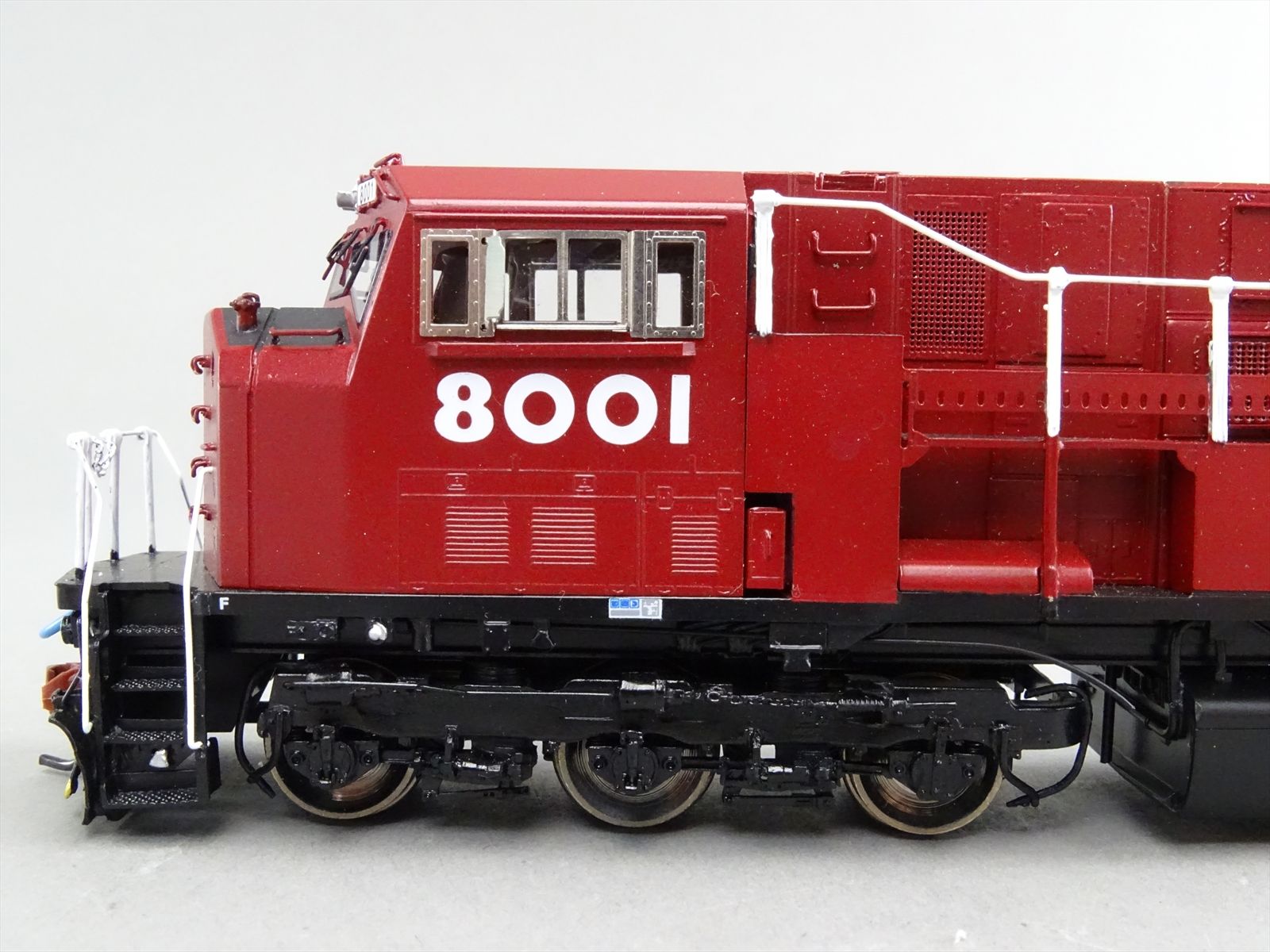 HO Brass Model – OMI 6607.1 EMD SD80MAC Demo Demonstrator #8001 – F/P ...