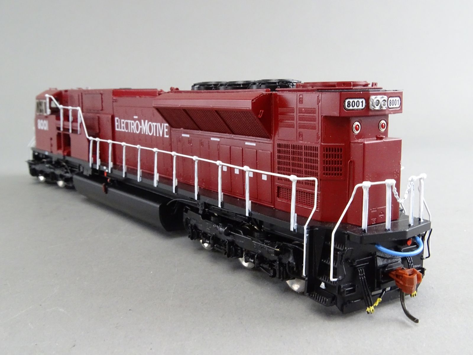 HO Brass Model – OMI 6607.1 EMD SD80MAC Demo Demonstrator #8001 – F/P ...