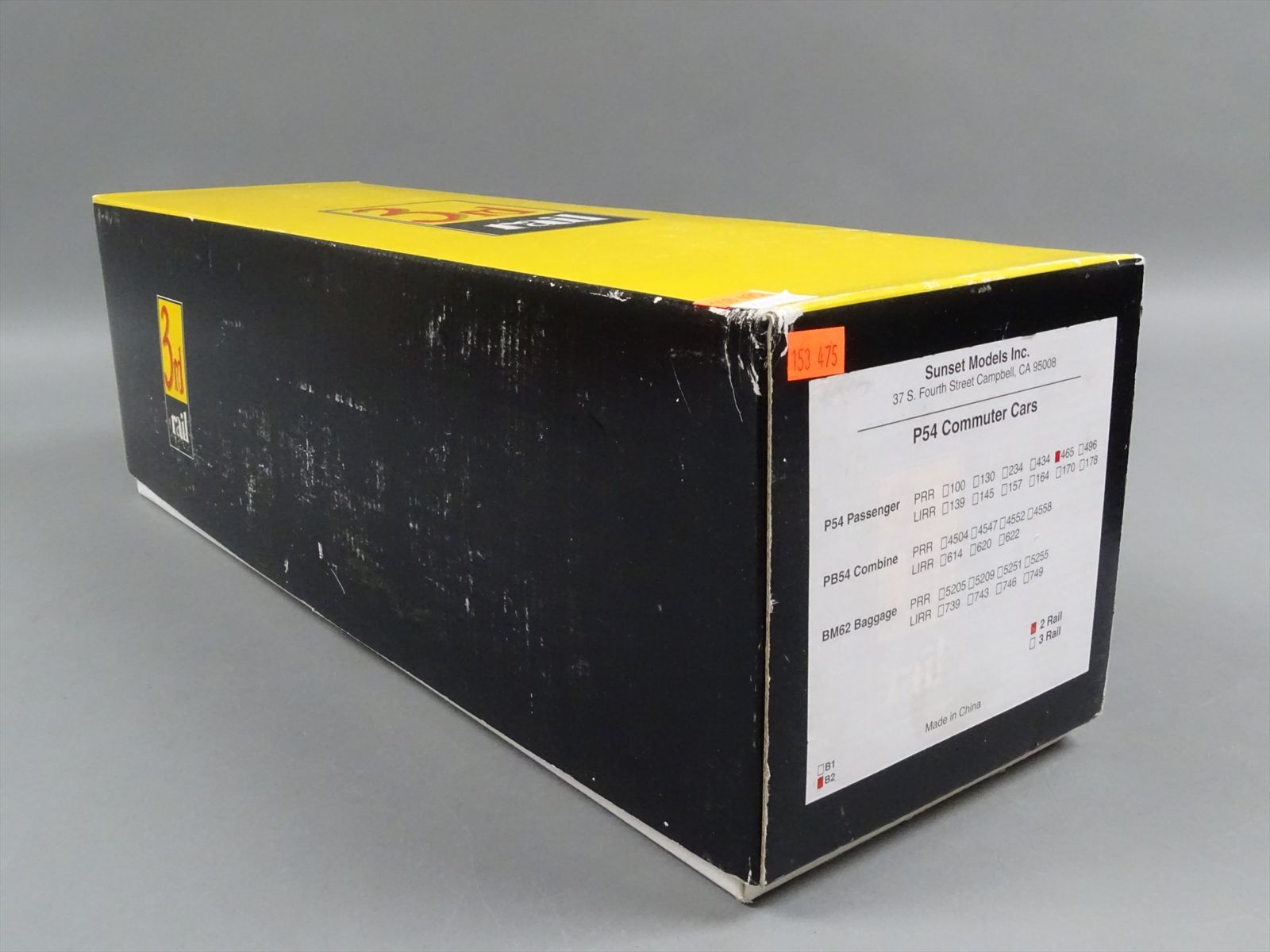 O Brass Model - SS Sunset PRR Pennsylvania P54 Coach #465 - F/P ...