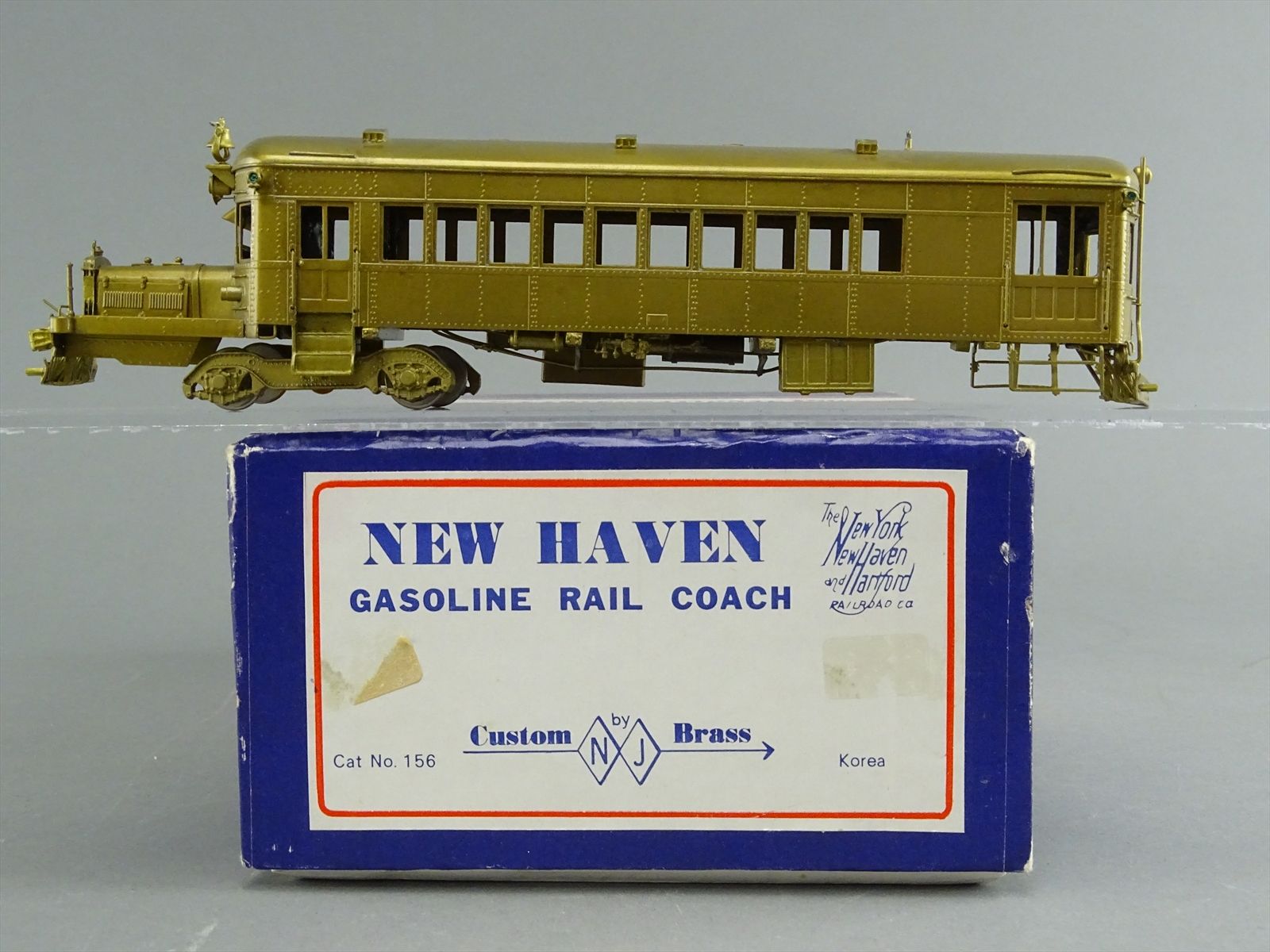 HO Brass Model - NJCB 156 NH New Haven Gas Gasoline Rail Coach ...