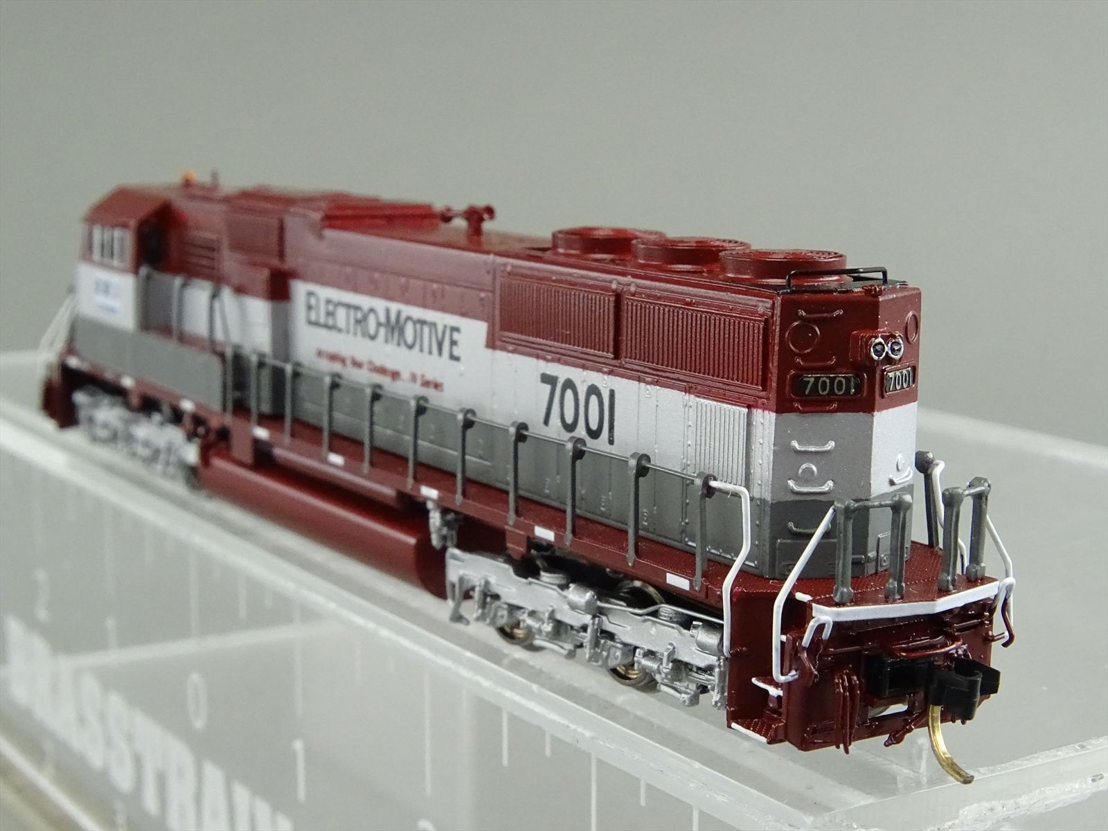 N Brass Model - OMI 2843.1 EMD Demo Demonstrator SD70MAC #7001 - F/P ...