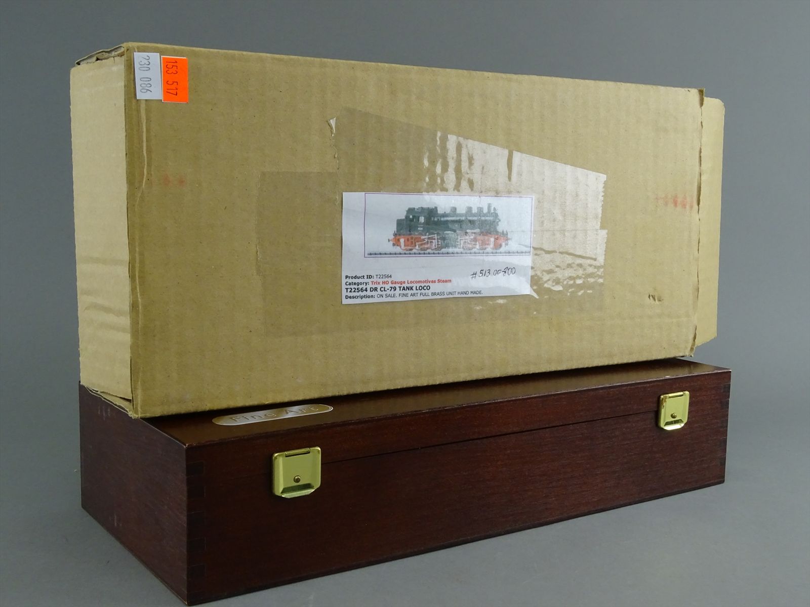 HO Brass Model - TFA Trix 22534 DRG BR BR79 001 Steam Locomotive - F/P