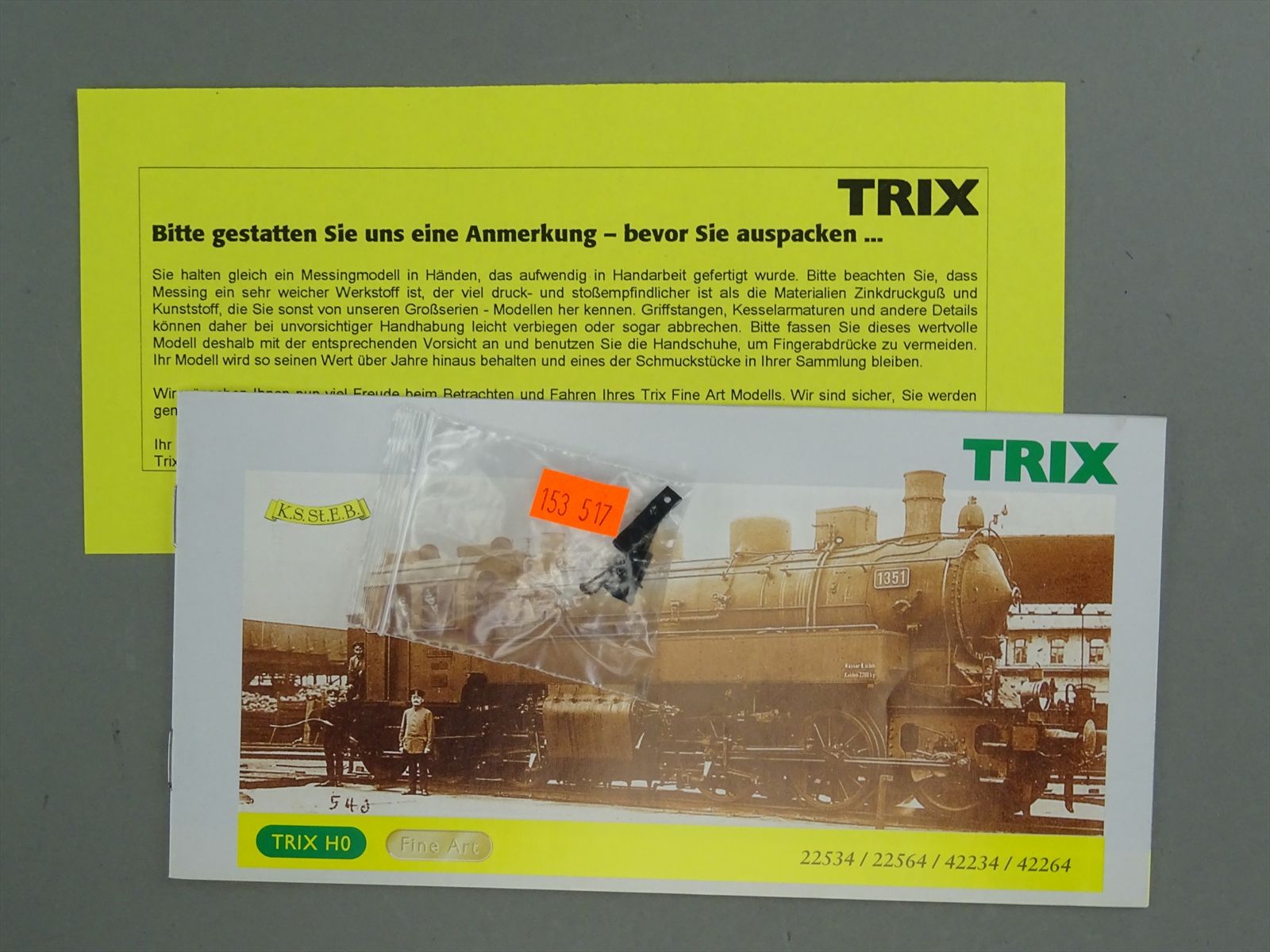 HO Brass Model - TFA Trix 22534 DRG BR BR79 001 Steam Locomotive - F/P