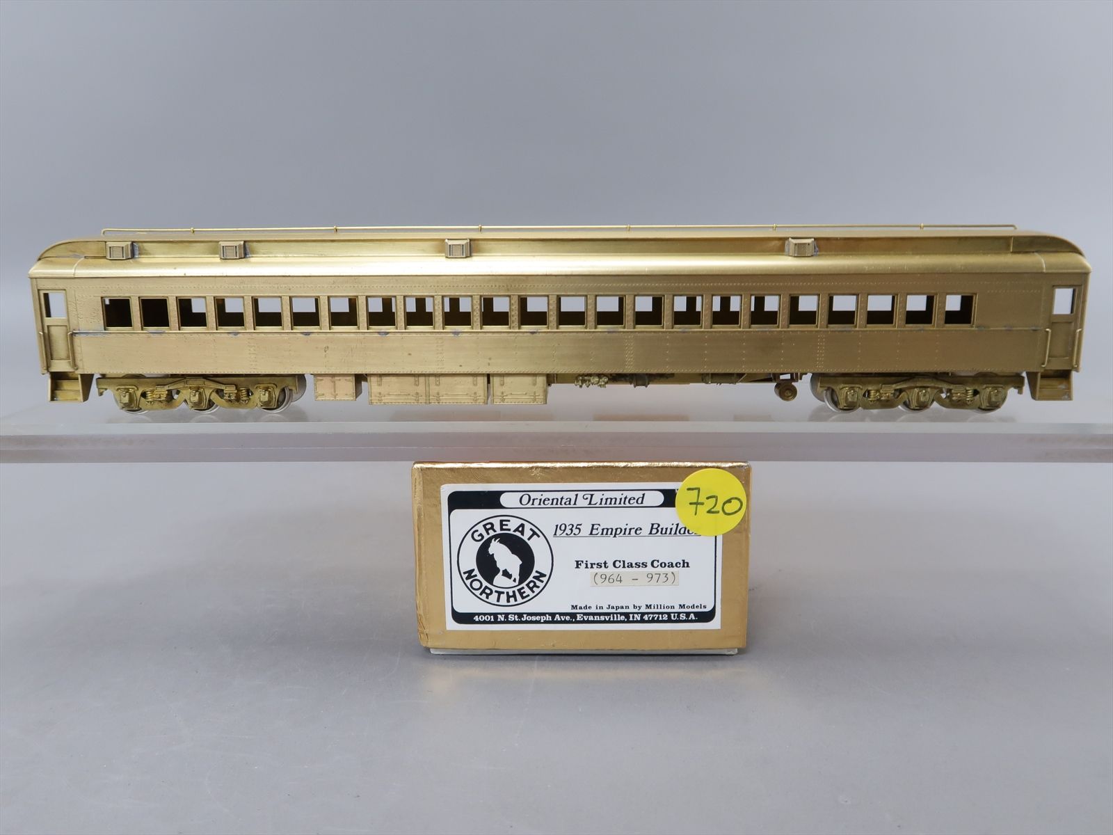HO Brass Model - Oriental GN Great Northern Empire Builder 1st First ...