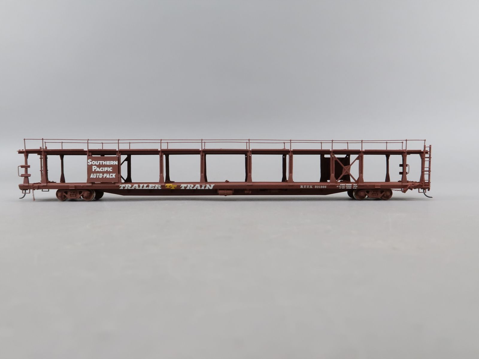 HO Brass Model - OMI 1354 SP Southern Pacific RTTX Bi-Level Auto Rack ...