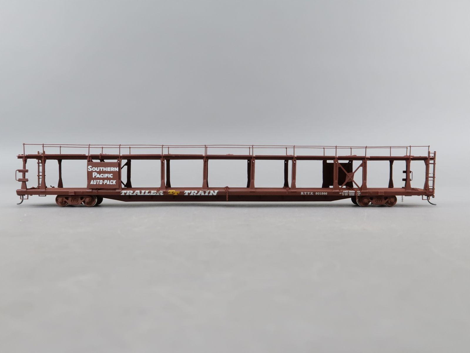 HO Brass Model - OMI 1354 SP Southern Pacific RTTX Bi-Level Auto Rack ...