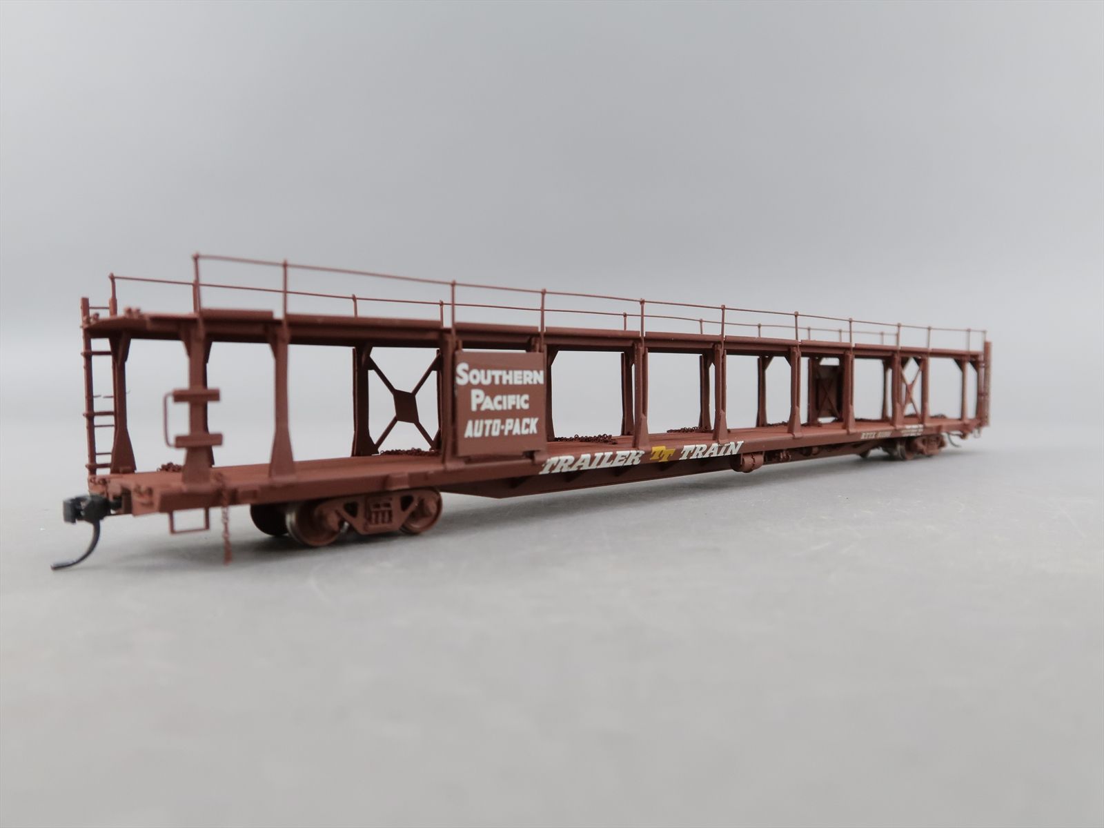 HO Brass Model - OMI 1354 SP Southern Pacific RTTX Bi-Level Auto Rack ...