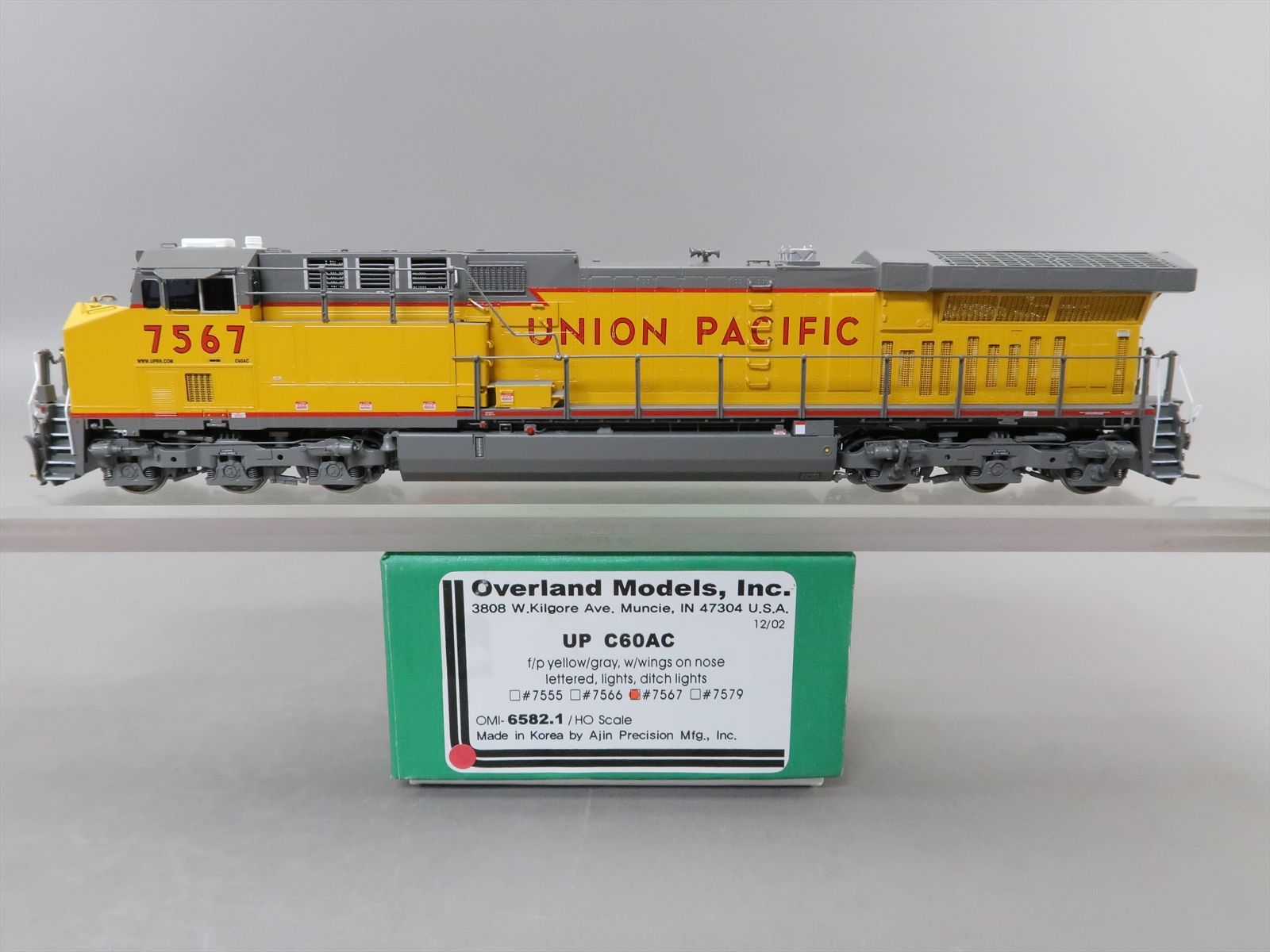 HO Brass Model - OMI 6582.1 UP Union Pacific C60AC Diesel #7567 - F/P ...