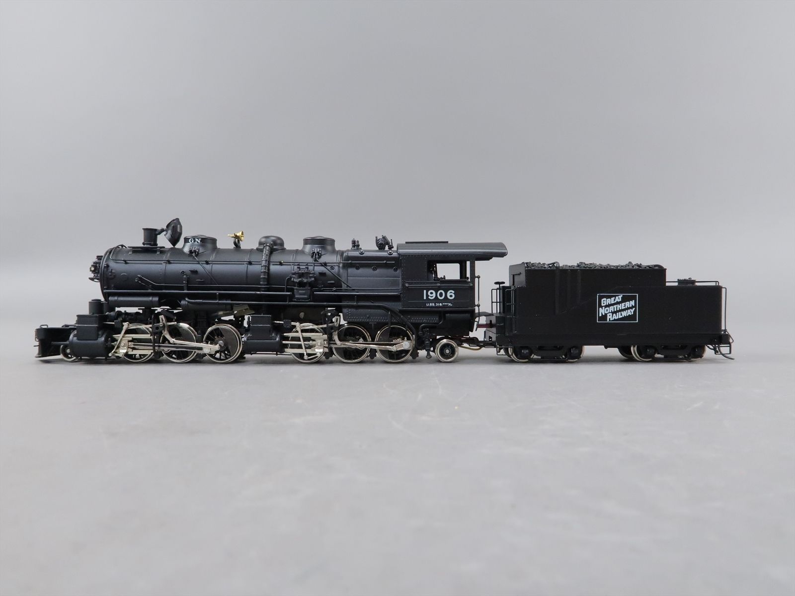 HO Brass Model - PFM GN Great Northern L-1 2-6-6-2 Black #1906 - F/P ...
